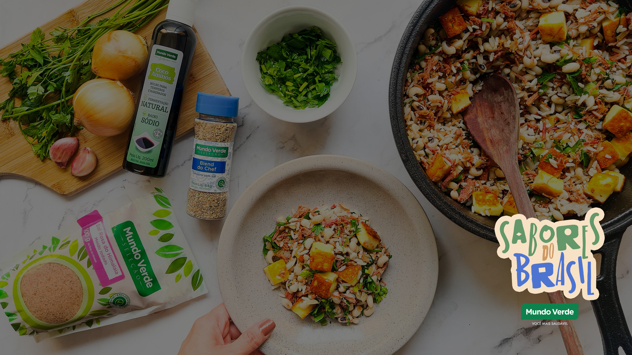 Sabores do Brasil: Baião de Dois com Tempero Blend do Chef | Mundo Verde